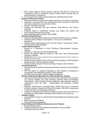 Sqa Skills Profile | PDF