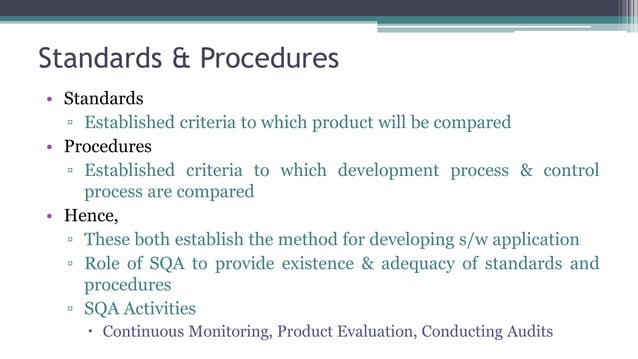 Software Quality Assurance - Software Engineering | PDF