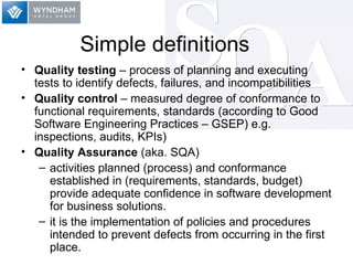 Sqa V And V Share | PPT