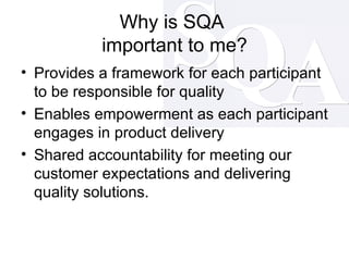 SQA V And V Intro & History | PPT