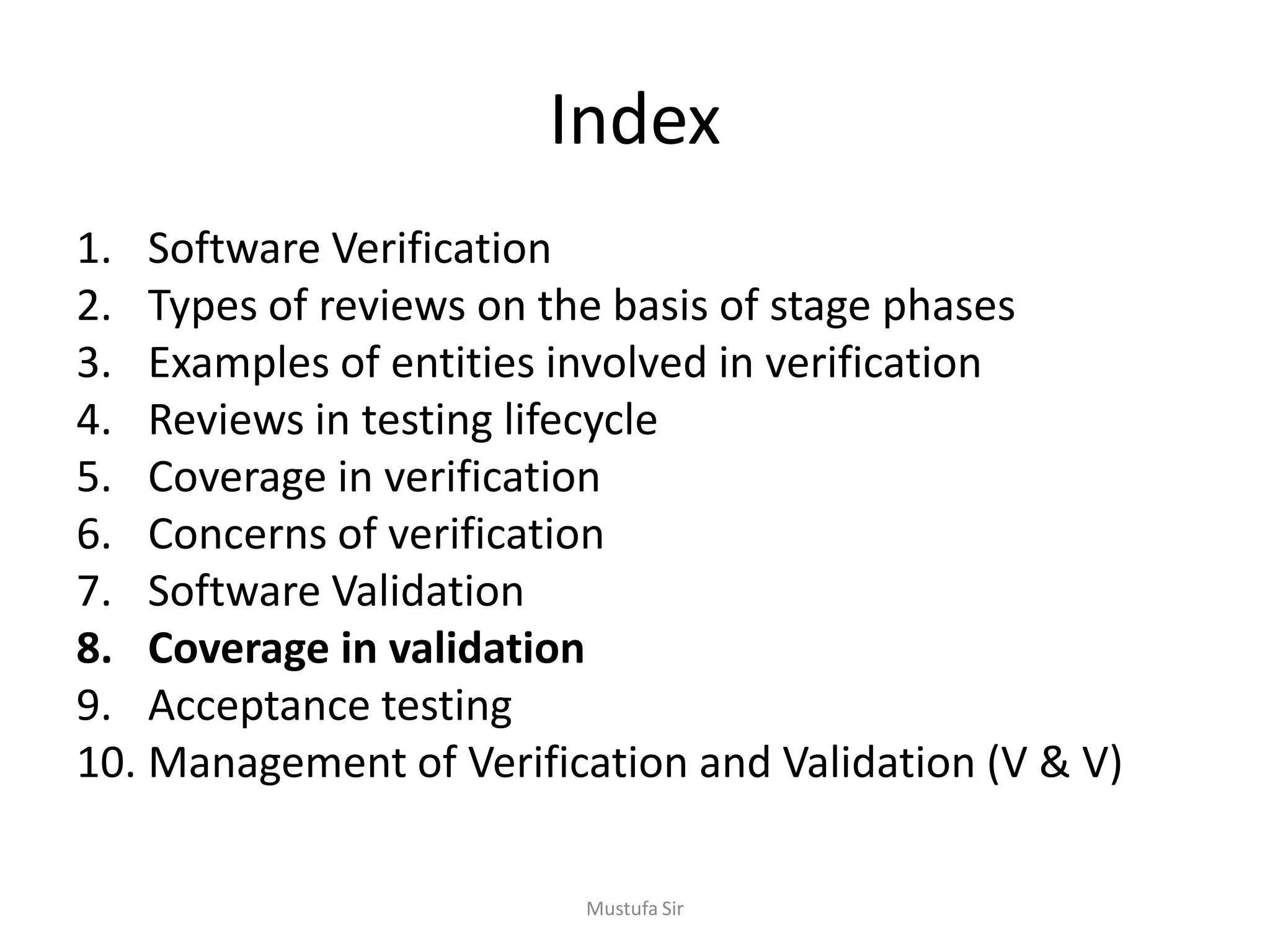 Verification and Validation | PDF