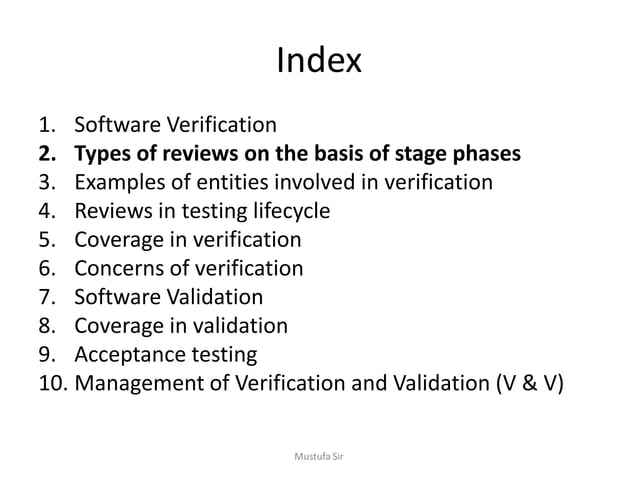 Verification And Validation Pdf