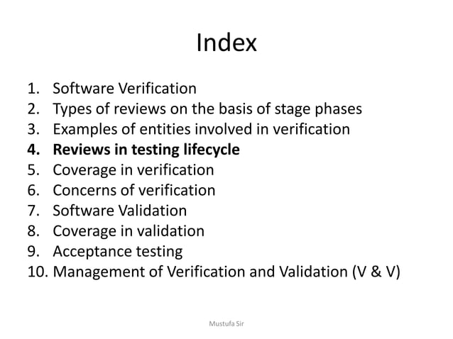 Verification And Validation Pdf