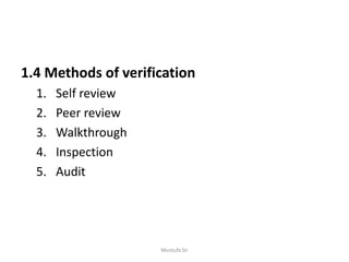 Verification and Validation | PDF