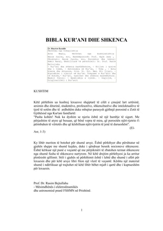 Sq_Bibla_Kur'ani_dhe_Shkenca | PDF