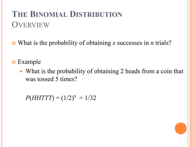 The Binomial, Poisson, and Normal Distributions | PPTX | Physics | Science