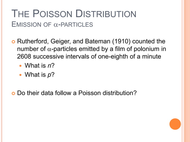 The Binomial, Poisson, and Normal Distributions | PPTX | Physics | Science
