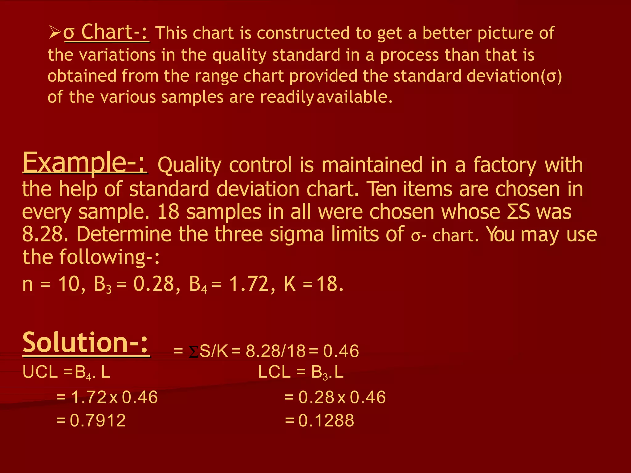 STATISTICAL QUALITY CONTROL- QUALITY ASSURANCE | PPTX