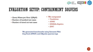 SQCFramework: SPARQL Query Containment Benchmarks Generation Framework | PDF | Databases ...