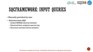 SQCFramework: SPARQL Query Containment Benchmarks Generation Framework | PDF | Databases ...
