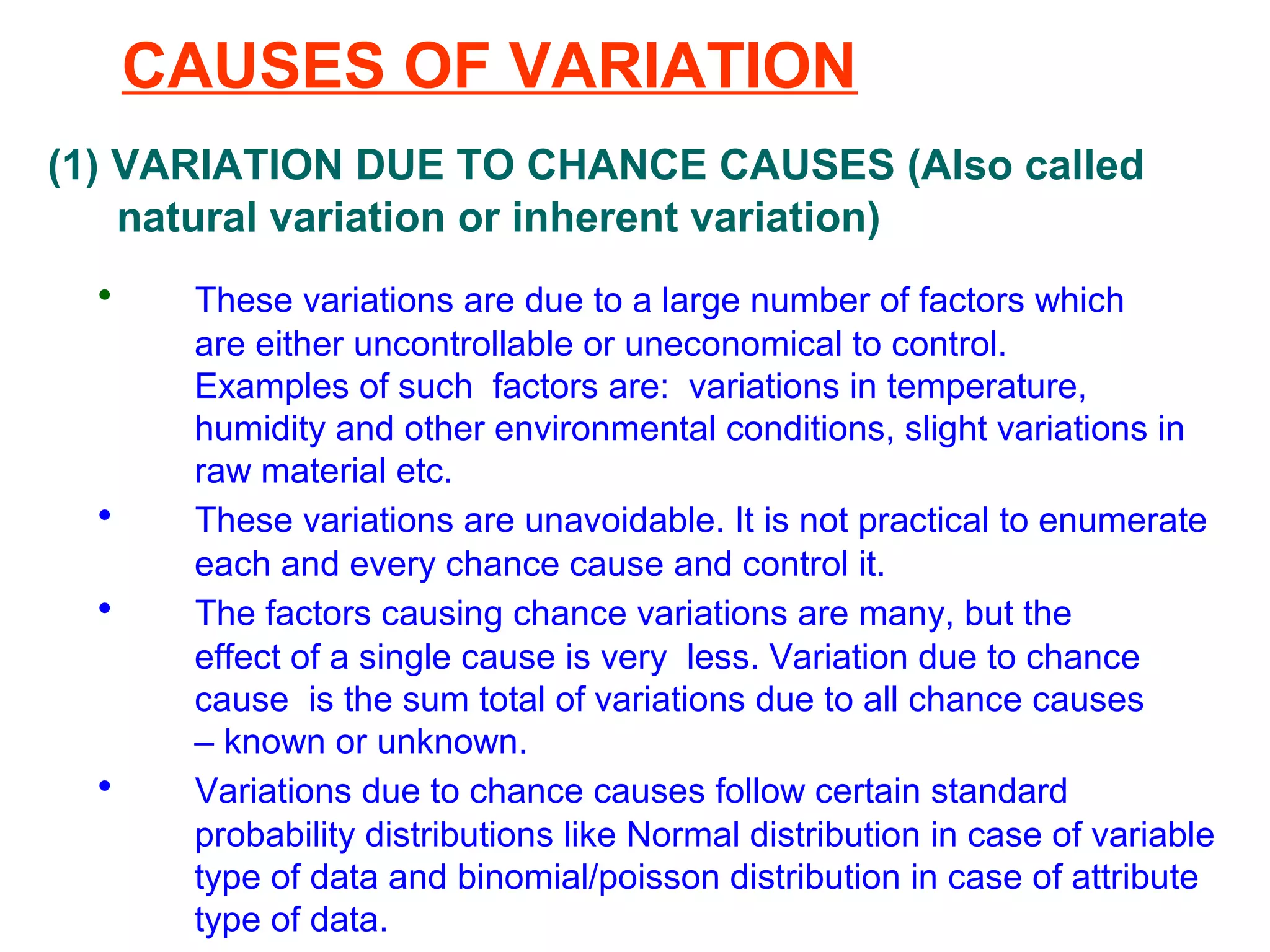 STATISTICAL QUALITY CONTROL | PPT