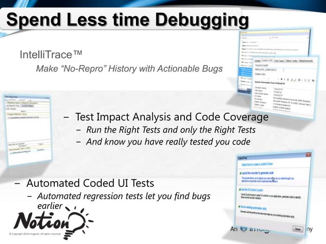 STAREAST 2011 - 7 Steps To Improving Software Quality using Microsoft ...
