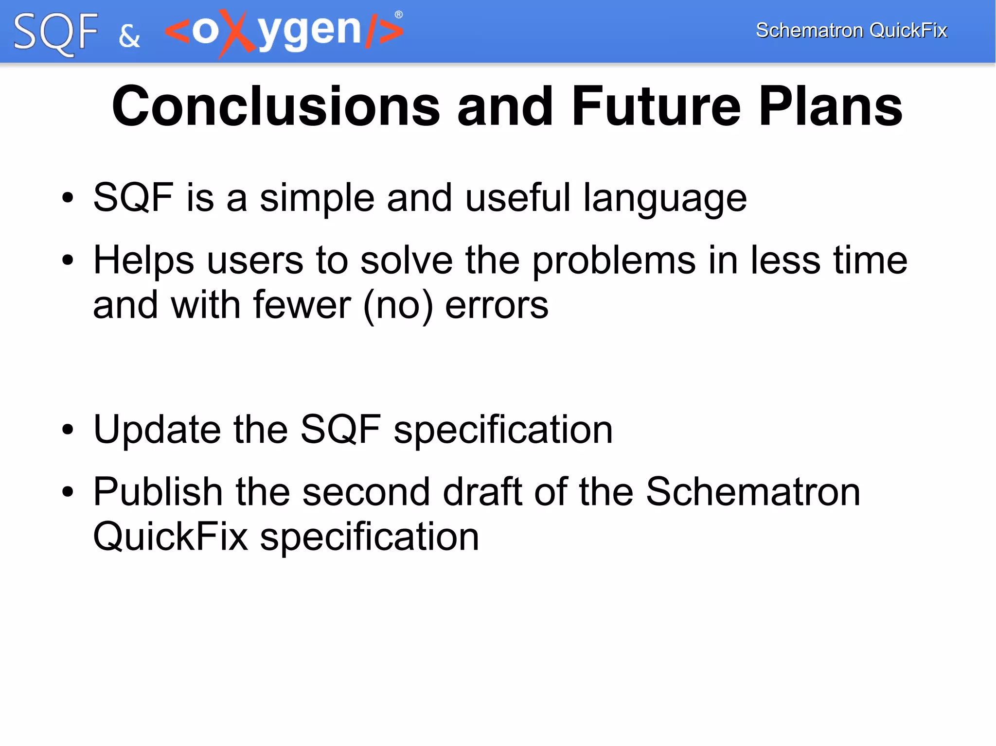 Schematron QuickFix | PDF