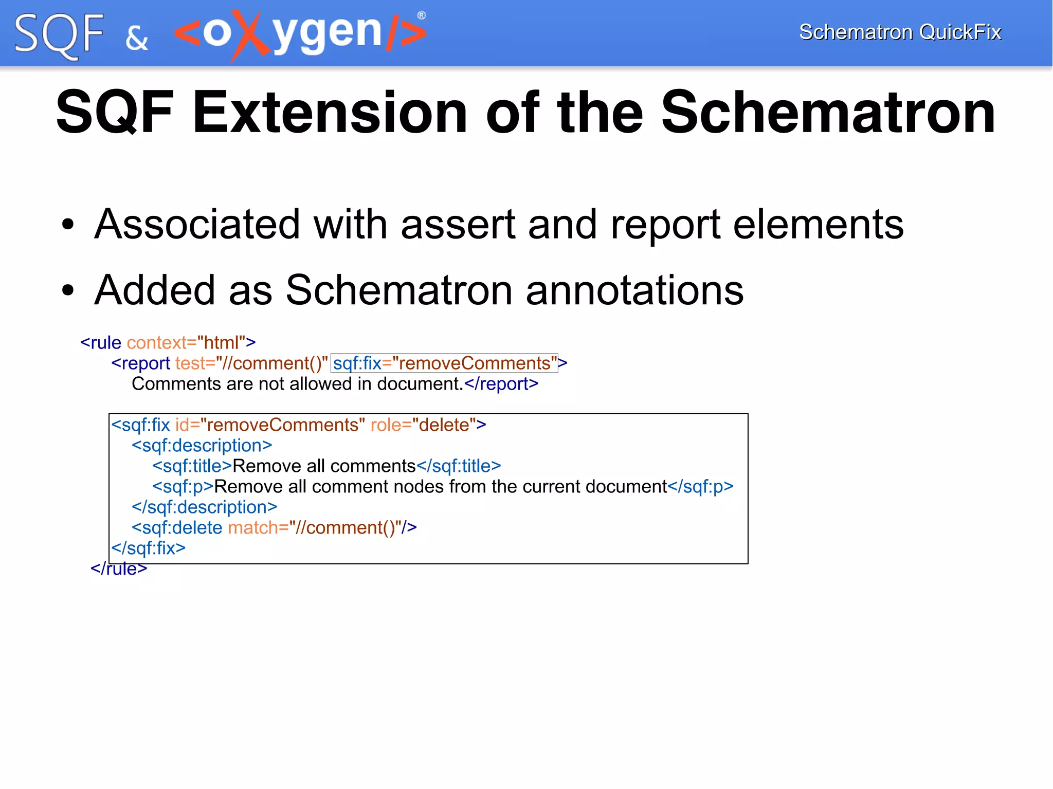 Schematron QuickFix | PDF