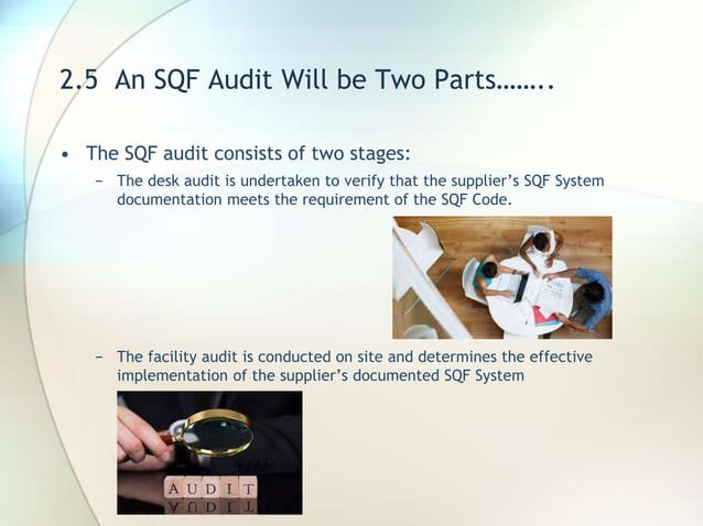 Implementing and Maintaining the Safe Quality Food (SQF) Code | PPTX