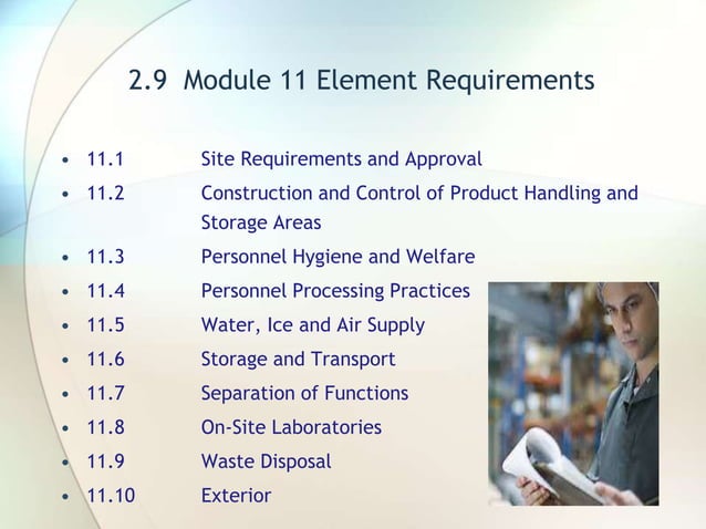 Implementing and Maintaining the Safe Quality Food (SQF) Code | PPTX