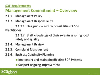 SQF Certification for Packaging Companies = Food Safety Success | PPT