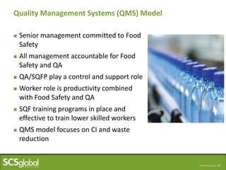 SQF Certification for Packaging Companies = Food Safety Success | PPT