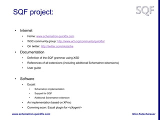 Schematron QuickFix on XMLPrague | PPT