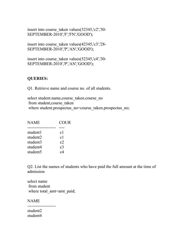 Sql Pdf 