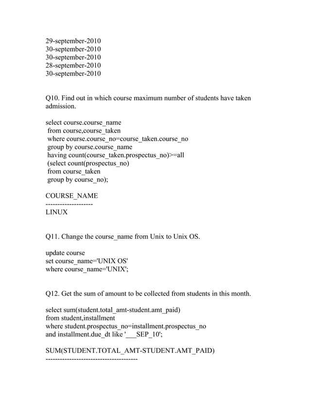 Sql Pdf 