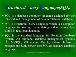 Sql | PPT