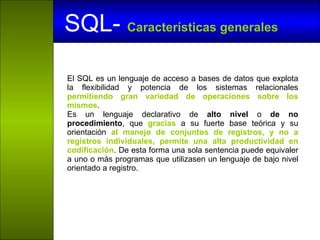 Lenguaje SQL | PPT