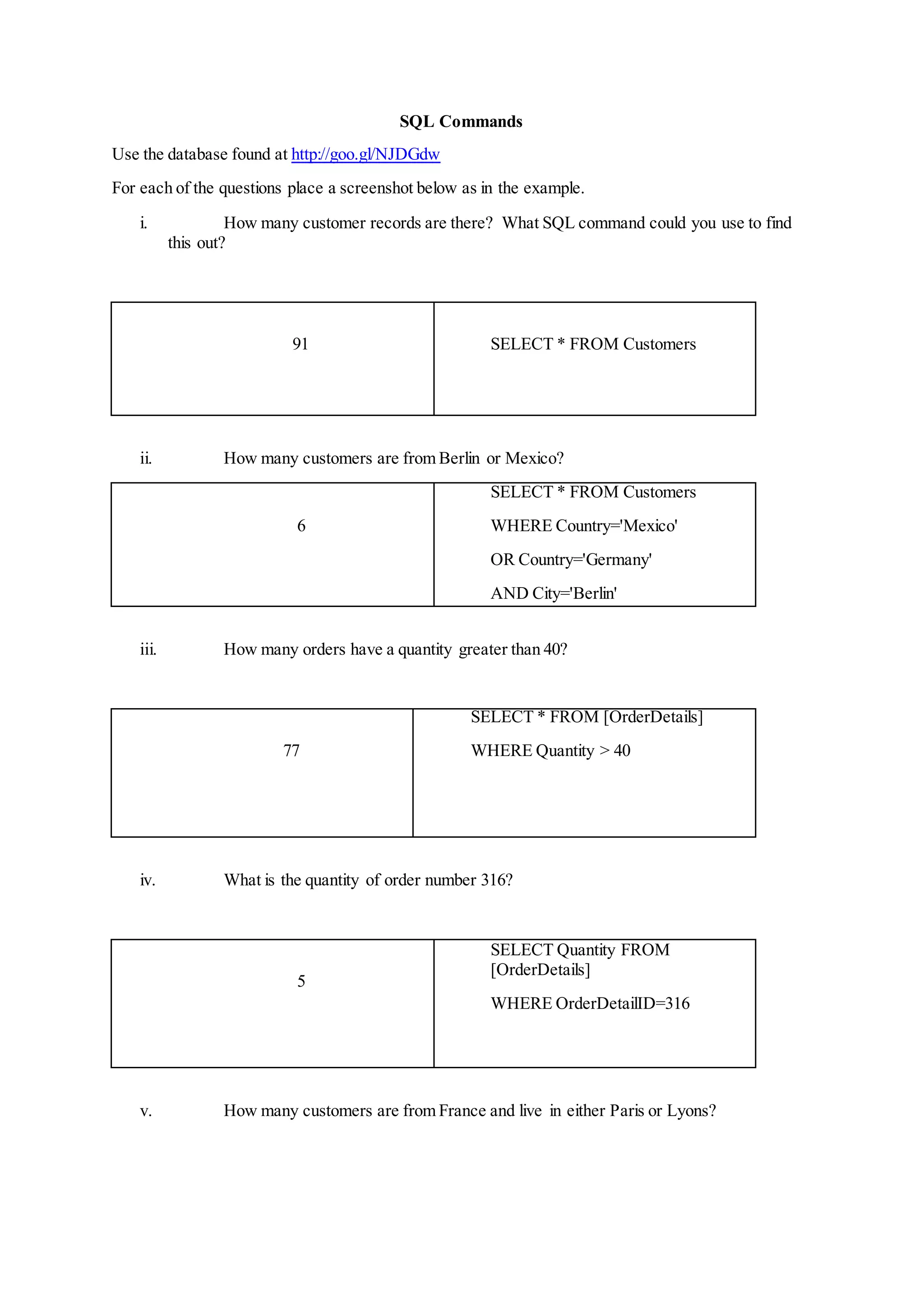SQL | DOCX | Databases | Computer Software and Applications