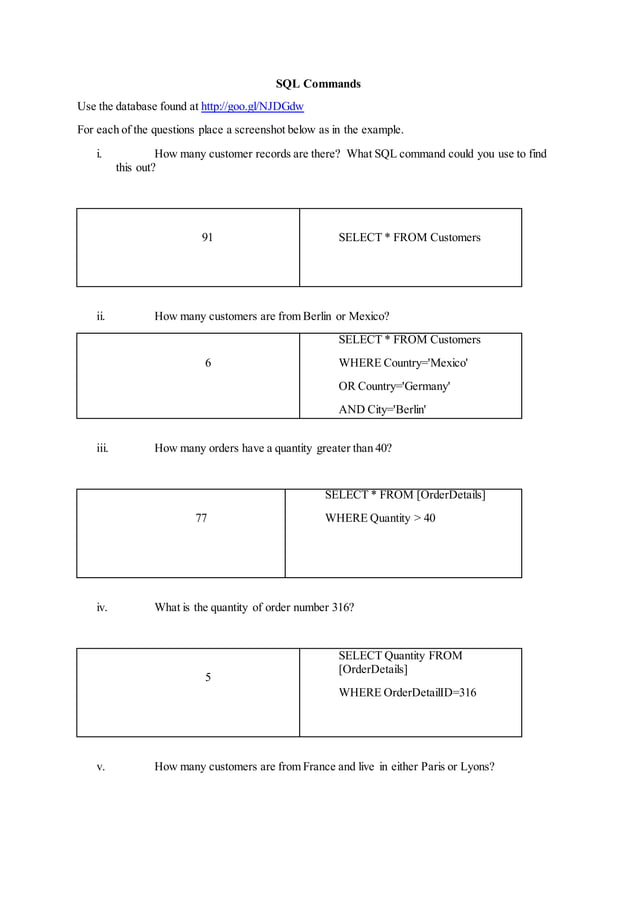 SQL | DOCX | Databases | Computer Software and Applications
