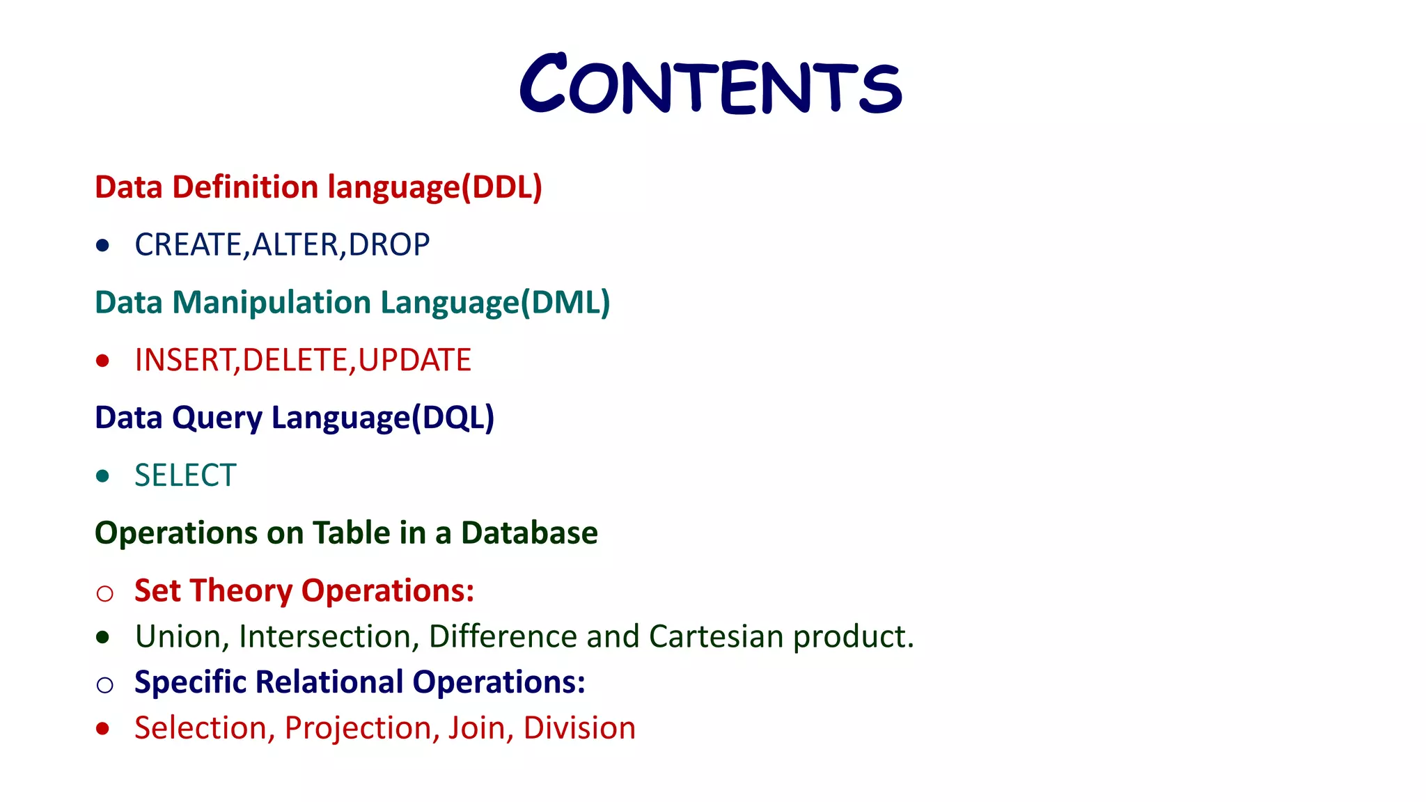 database concepts | PPT