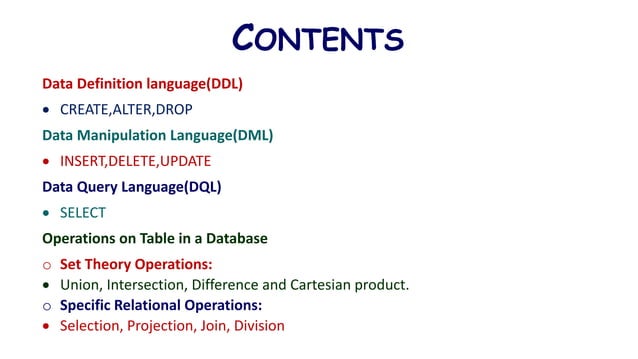 database concepts | PPT