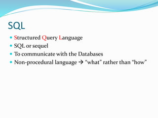 Sql | PPT