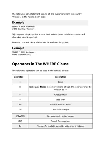 Sql | DOCX