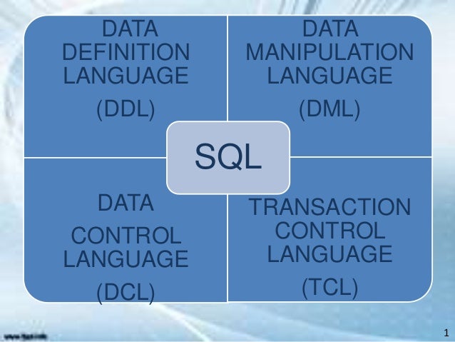 Sql and Sql commands