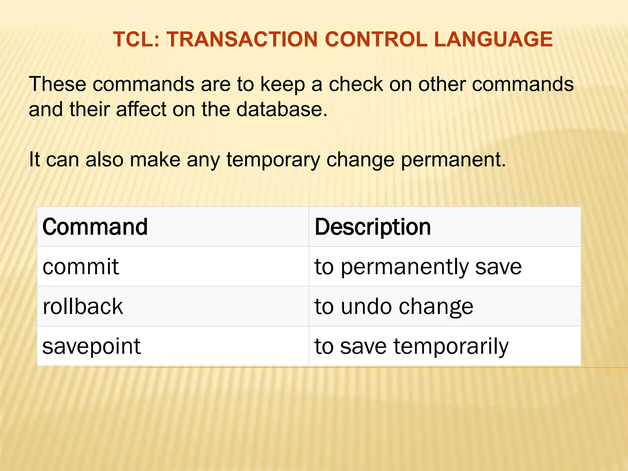 STRUCTURED QUERY LANGUAGE | PDF