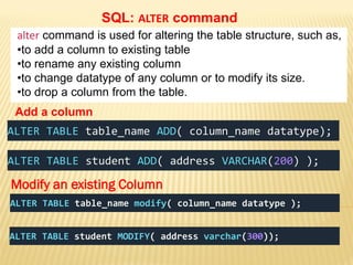 STRUCTURED QUERY LANGUAGE | PDF