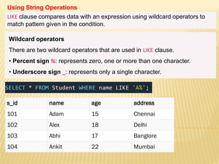 STRUCTURED QUERY LANGUAGE | PDF