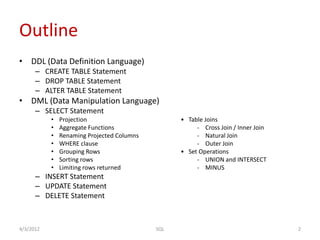 SQL | PPT