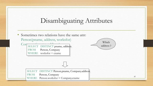 SQL - DML and DDL Commands | PPTX