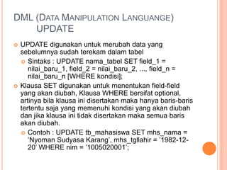Sql session 1 | PPTX