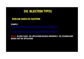 SQL INJECTIONS EVERY TESTER NEEDS TO KNOW | PPT