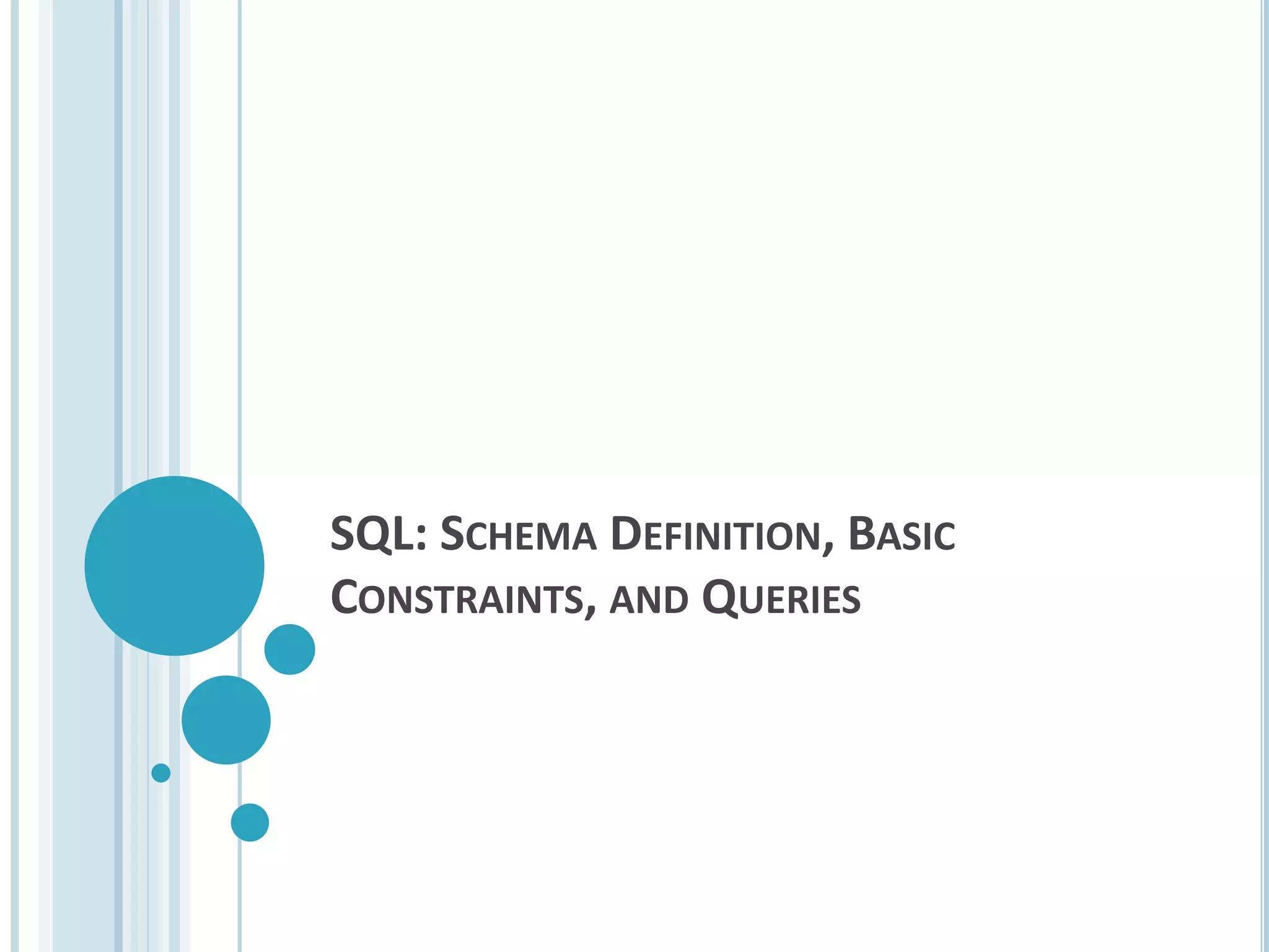 SQL.pptx | Databases | Computer Software and Applications