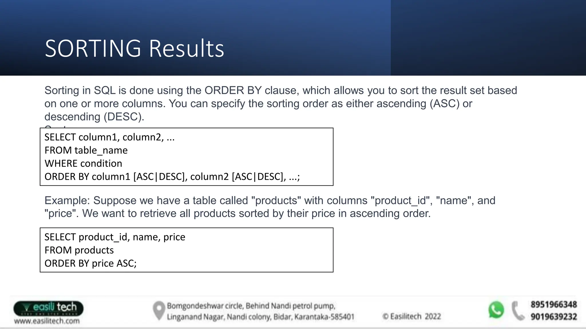 SQL.pptx for the begineers and good know | PPTX