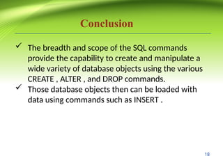 structure query language with DATABASE MANAGEMENT | PPT