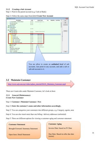 Sql account-user-manual | PDF