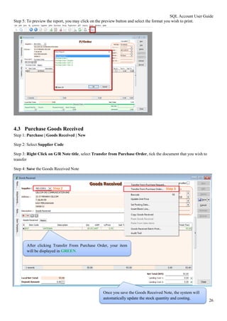Sql account-user-manual | PDF