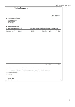 Sql account-user-manual | PDF