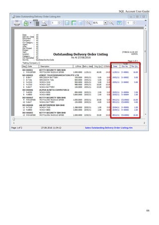 Sql account-user-manual | PDF