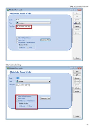 Sql account-user-manual | PDF
