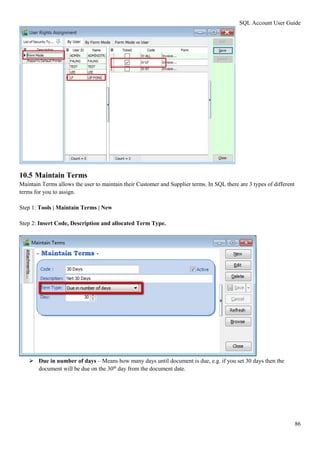 Sql account-user-manual | PDF